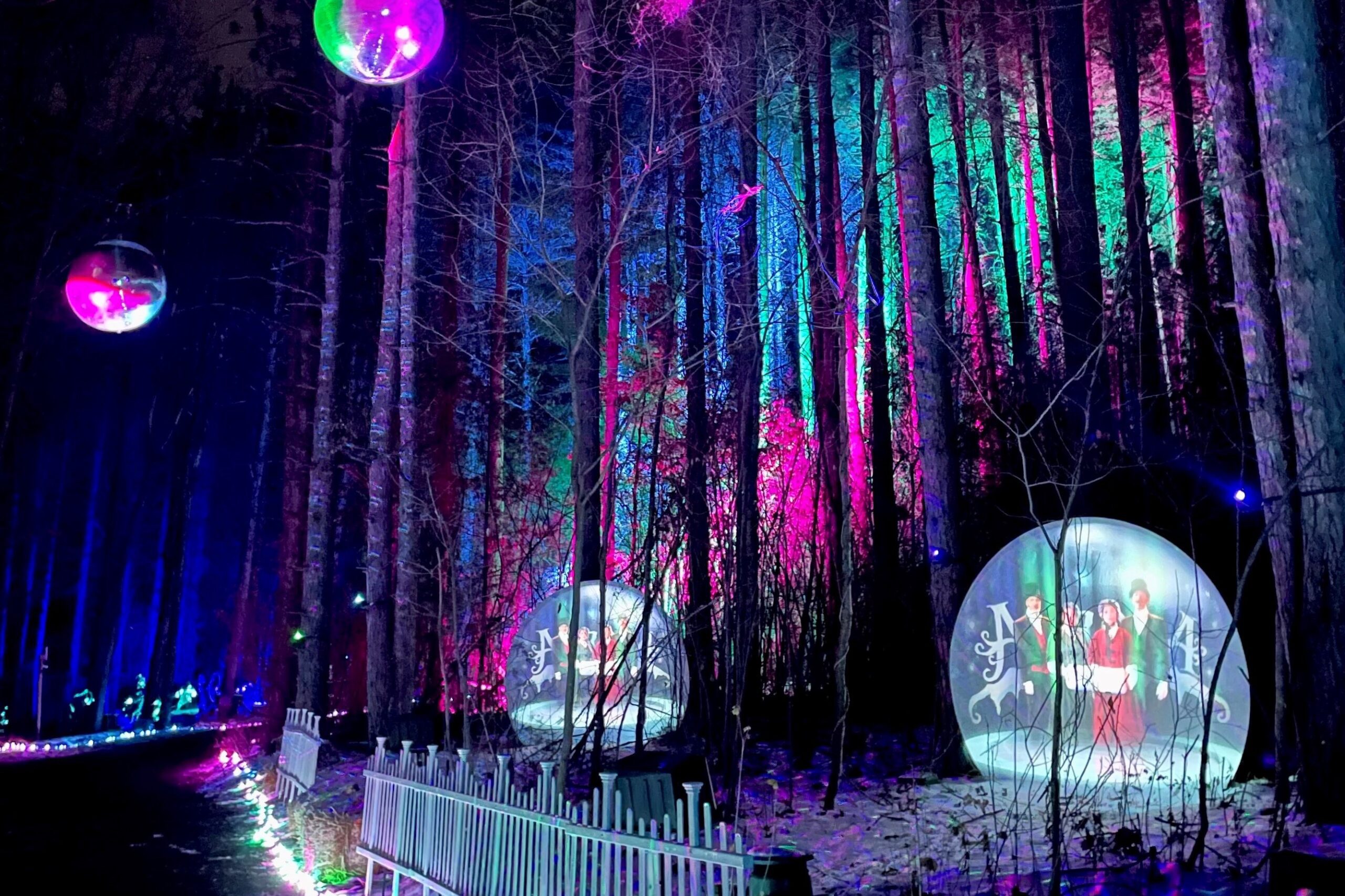 This dazzling lights display is a must-see holiday stop